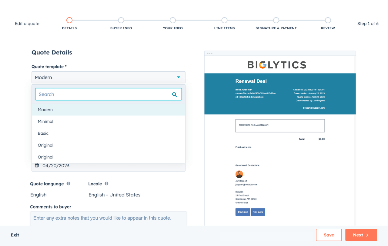 Generate Quotes In Seconds With Free Quote Software HubSpot